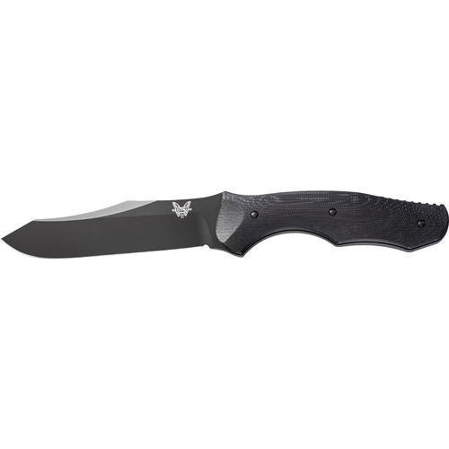 BENCHMADE 183SBK OSBORNE CONTEGO Fixed Blade Knife, Black Serrated
